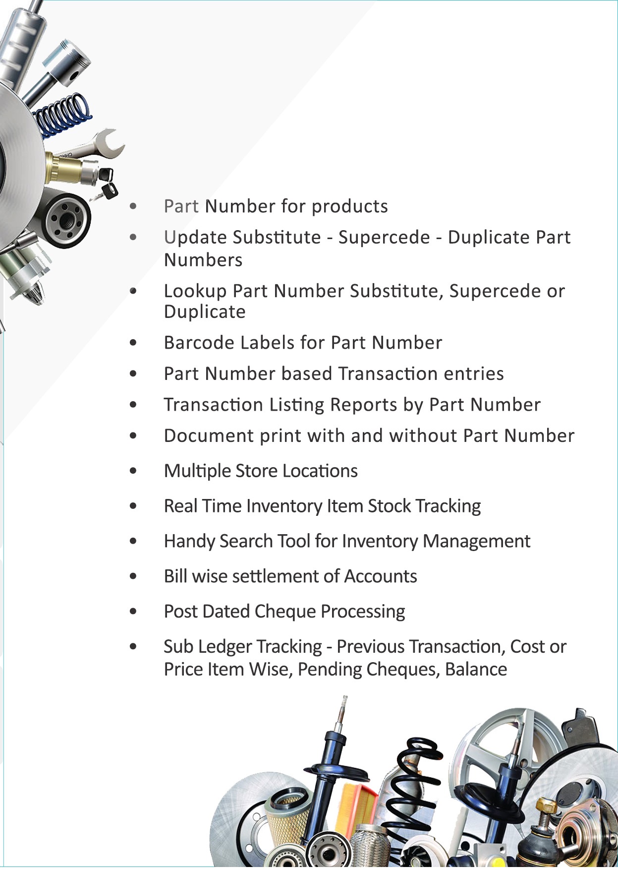 SOFTWARE : INFOPLUS TRADE AUTO PARTS